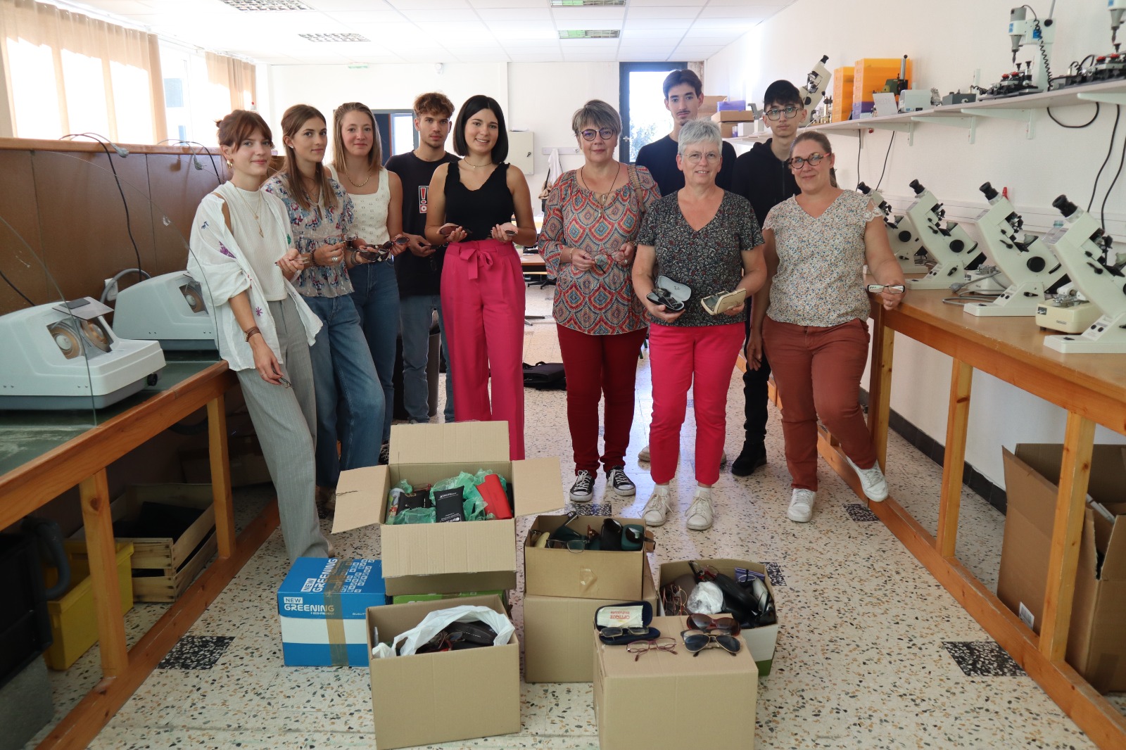 Plus de 400 lunettes récoltés pour le TOGO